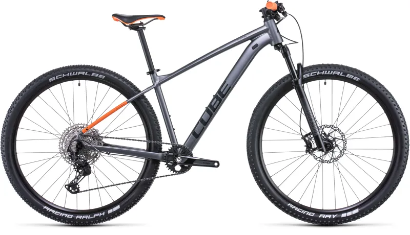 Cube eaction Pro Mountain Bike - Grey/Orange