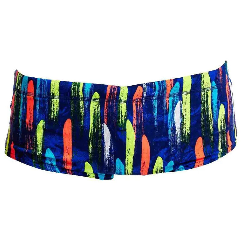 Funky Trunks Boy's Sidewinder Swim Trunks - Fire Cracker