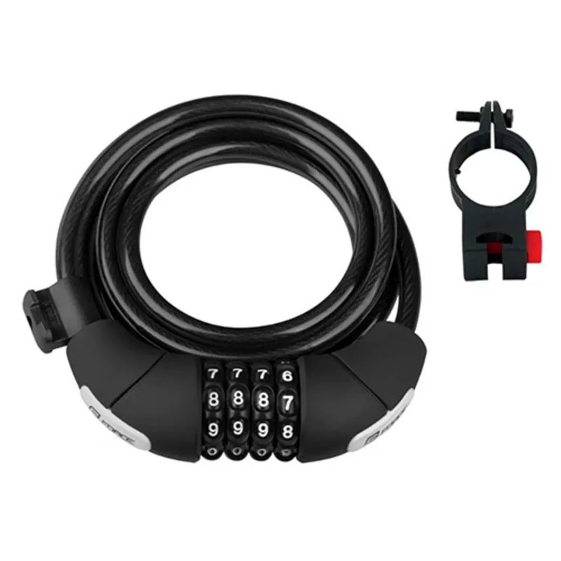 Force F Lux Combination Lock 180cm x 8mm Black