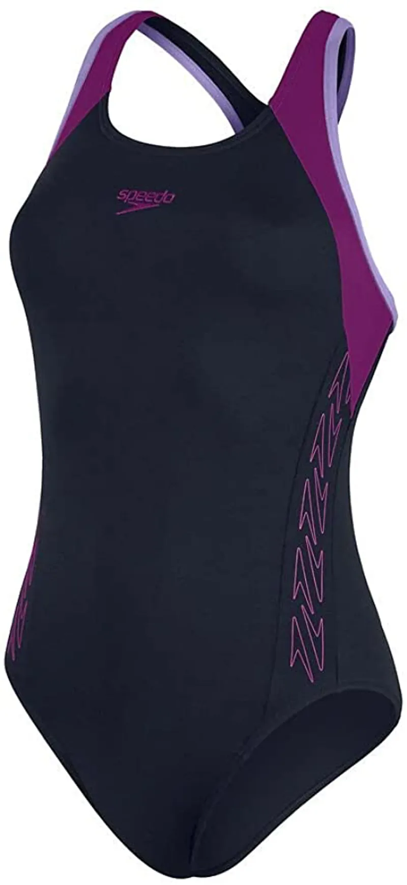 Speedo Women's HyperBoom Flyback One Piece True Navy/Berry