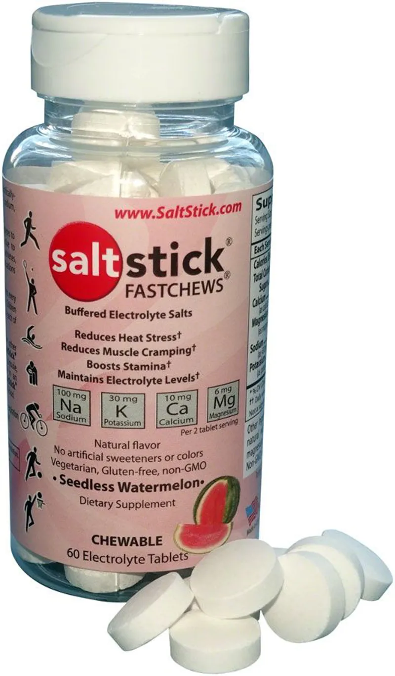 Saltstick Fastchews Chewable Electrolyte Tablets 60 Watermelon
